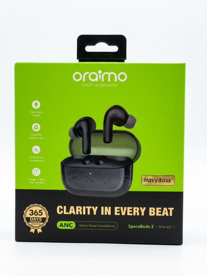 Oraimo SpaceBuds Z ANC Earbuds OTW-625 – Wireless Bluetooth Earphones ...