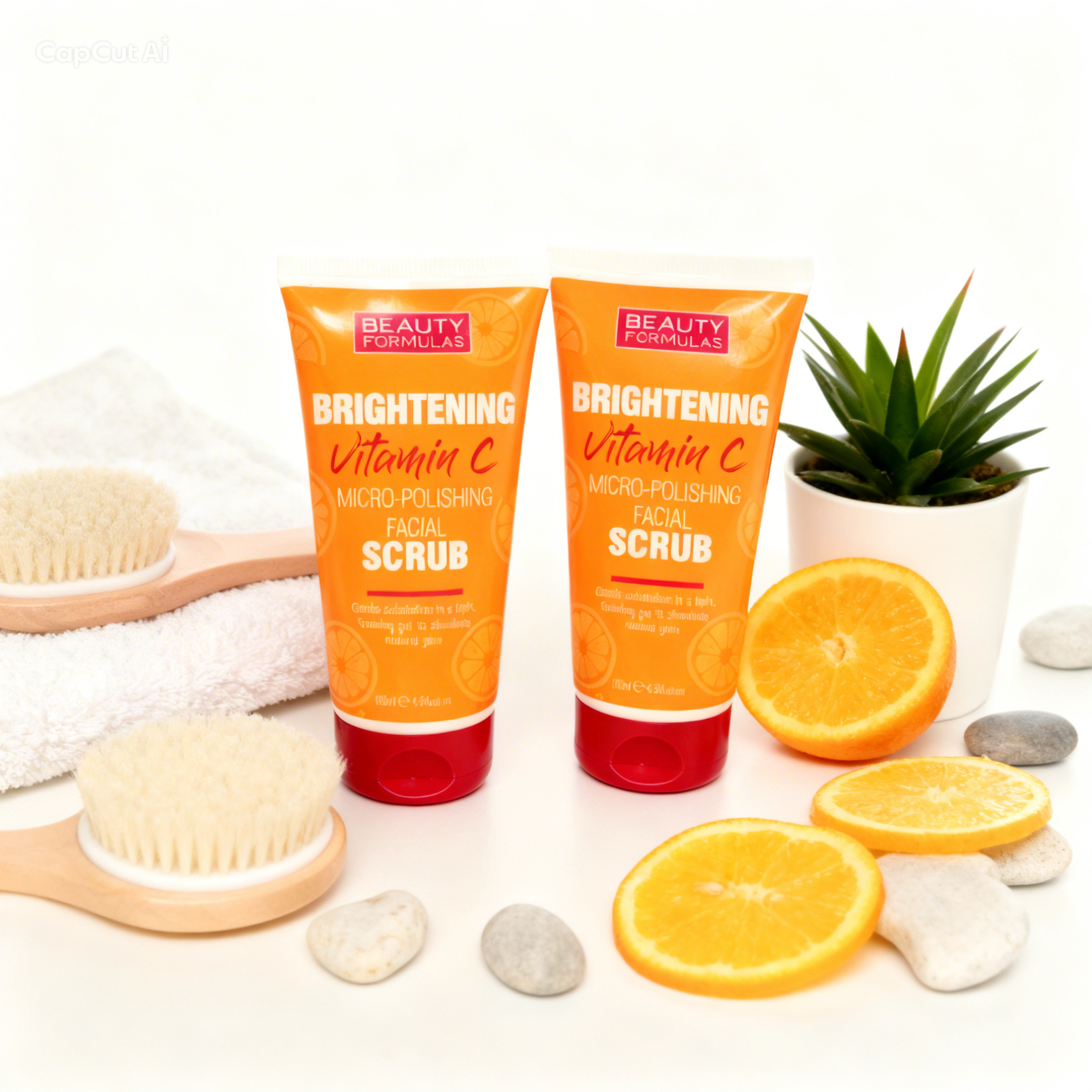 Beauty Formulas Vitamin C Micro-Polishing Facial Scrub | Brightening ...